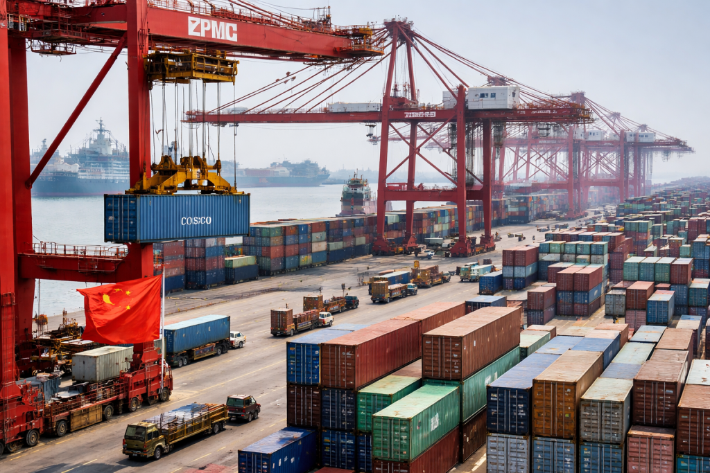 China trade surplus hits record $213B as exports surge 21.8% – Your ...
